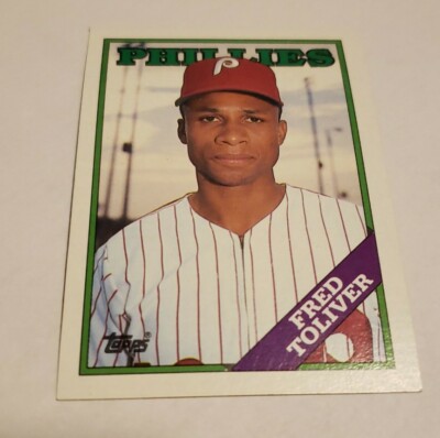 topps 1988 baseball card Fred Toliver | eBay