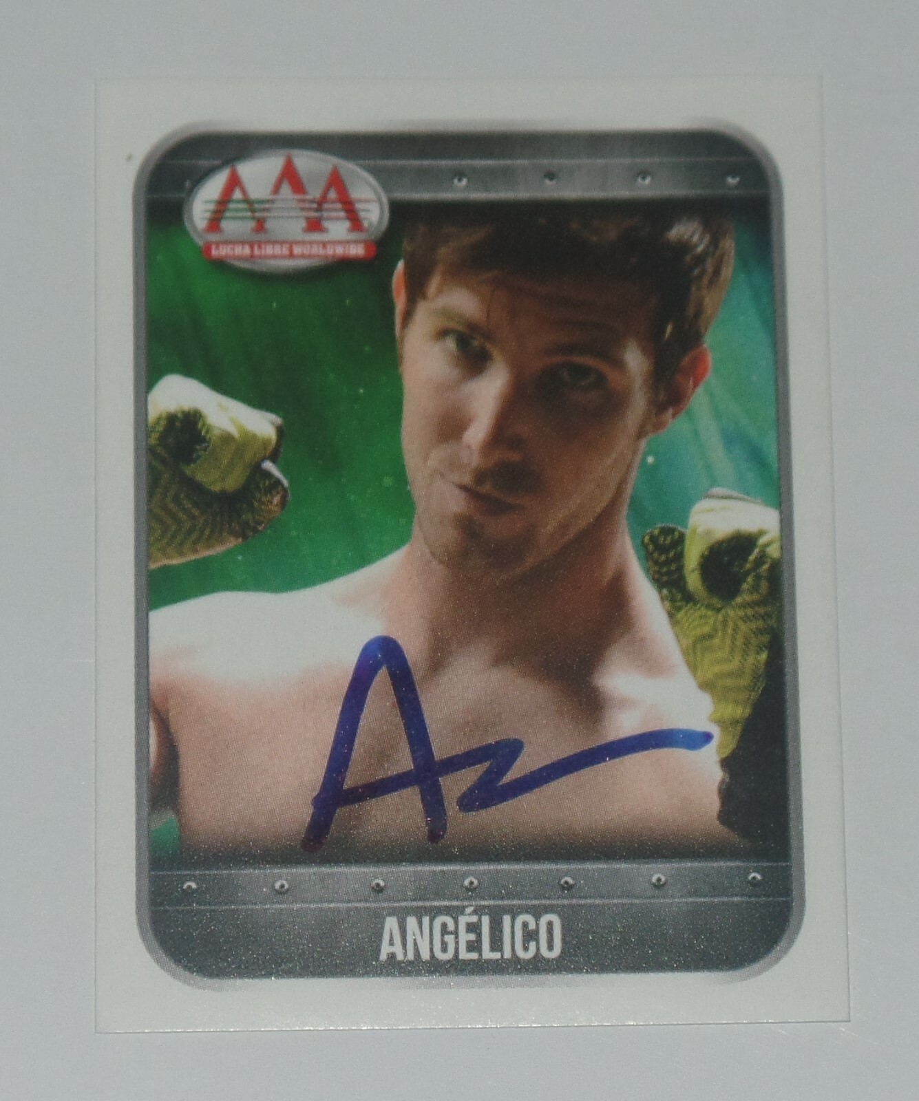 ANGELICO SIGNED 2016 PANINI LUCHA LIBRE AAA STICKER CARD #128 AEW ...