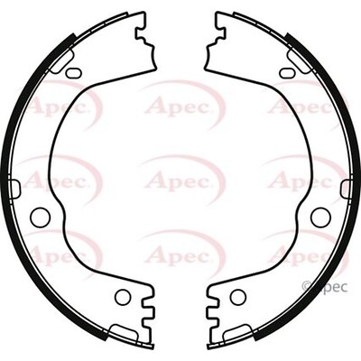 Apec Rear Brake Shoes SHU825 - OE High Quality Precision Engineered ...