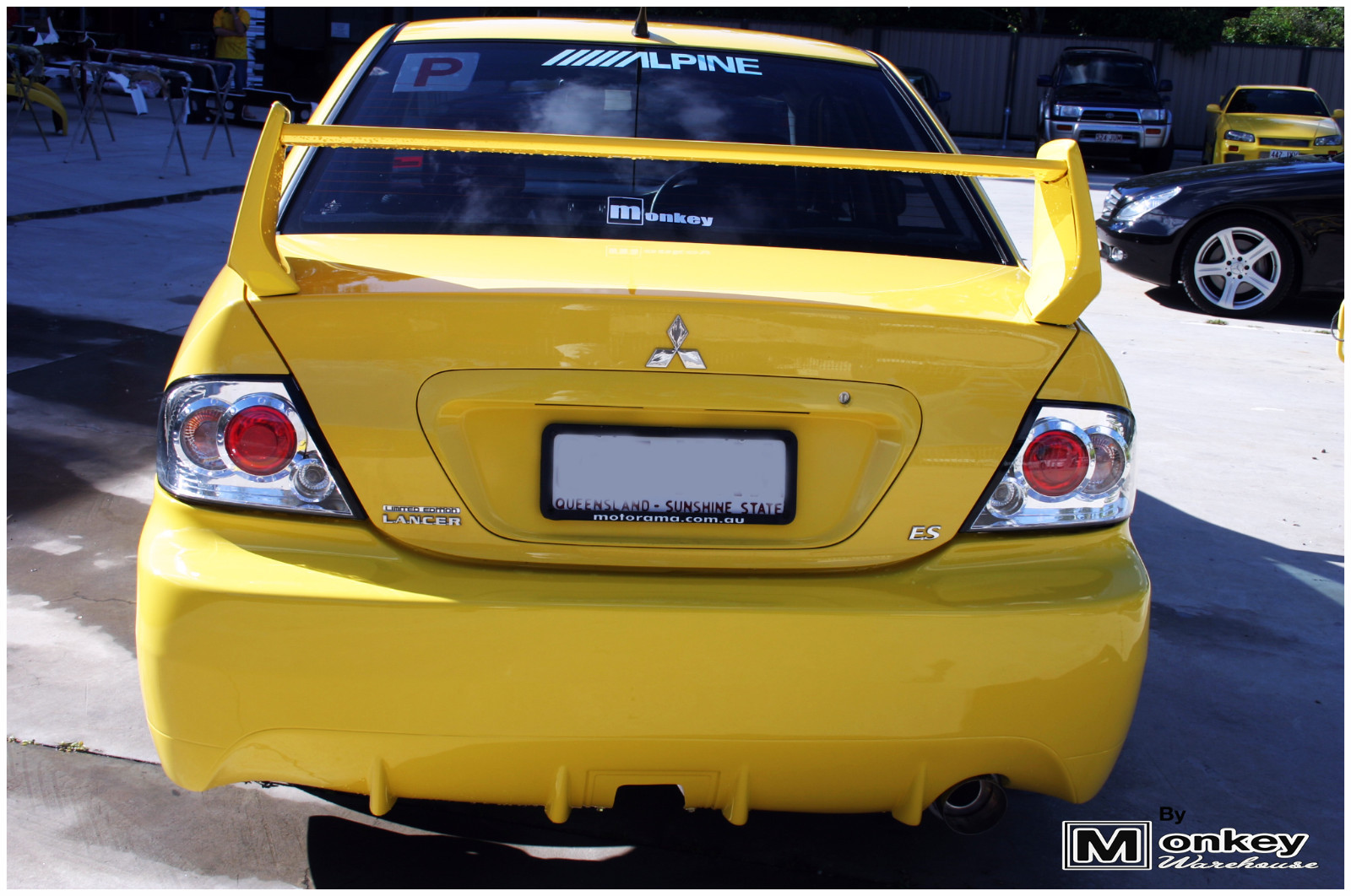 ACCOLADE MITSUBISHI LANCER CH 2003-2007 SEDAN REAR BUMPER BODY KIT BY ...
