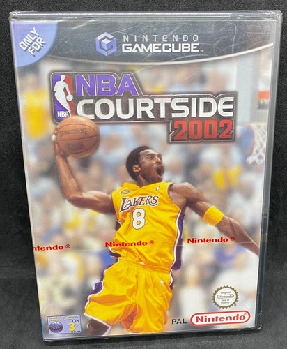 NBA COURTSIDE 2002 Red Strip Nintendo ITA GameCube PAL New Sealed Kobe ...