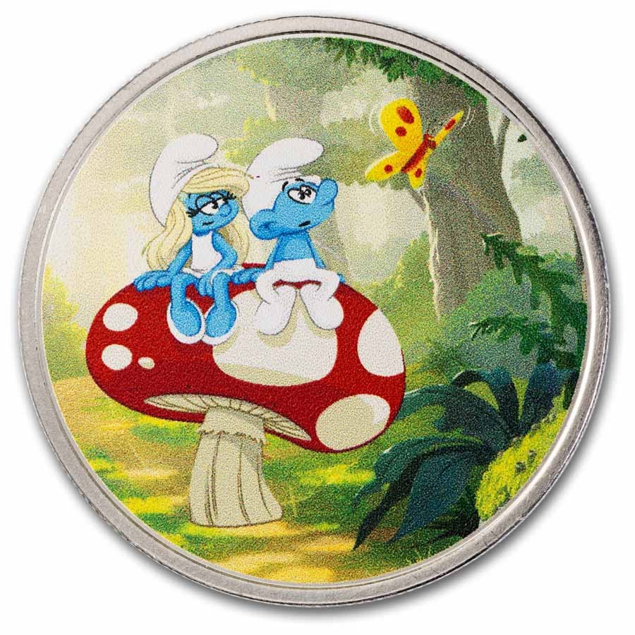 1 oz Colorized Silver Round - Smurfs Movie 2025 | eBay