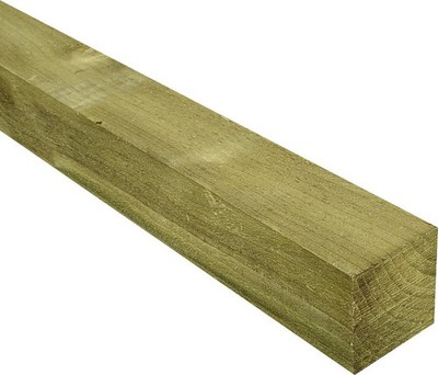Treated 3x3 Fence Post – 75x75mm – 4ft / 5ft / 6ft / 7ft / 8ft / 9ft ...