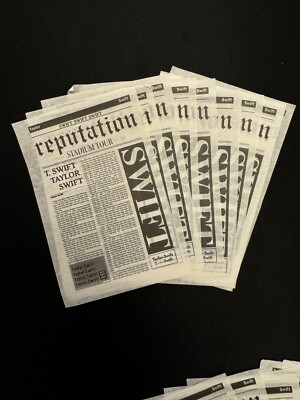 Taylor Swift Reputation Tour Confetti - 5 pieces | eBay