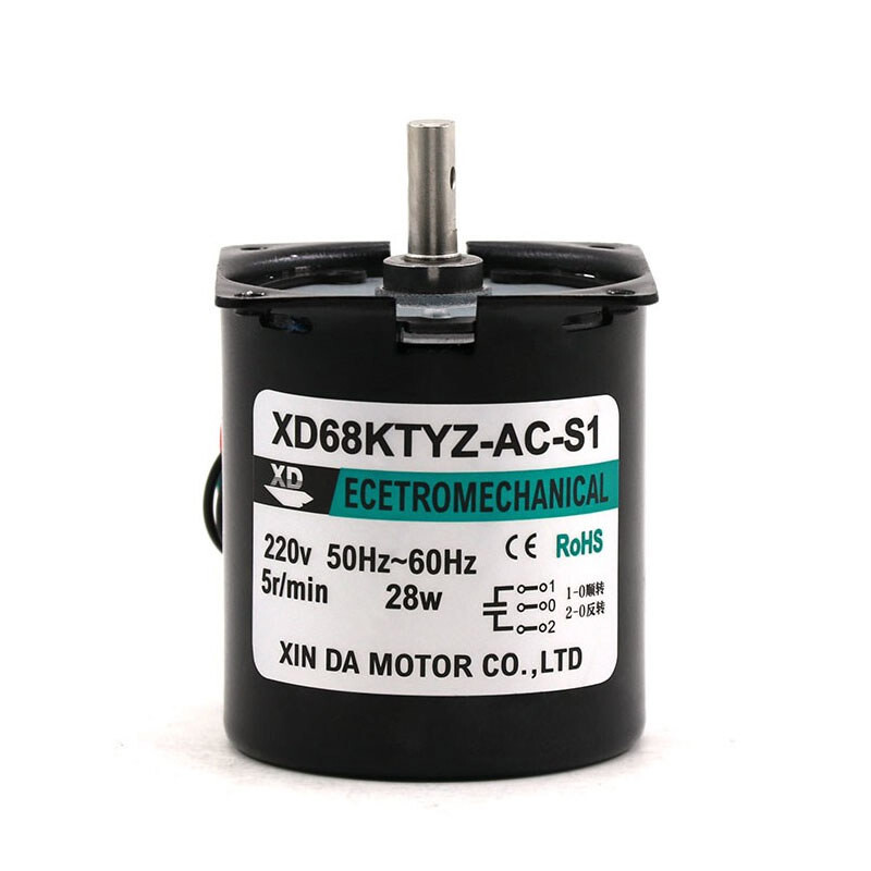 DC220V Permanent Magnet Electric Motor Generator 28W Low Speed ...