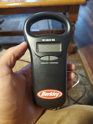 Berkley 50lb Digital Fish Scale FS-50 With Handle | eBay