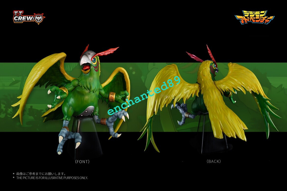 TT Crew Studio Digimon Parrotmon Resin Statue in stock H28cm Collection ...
