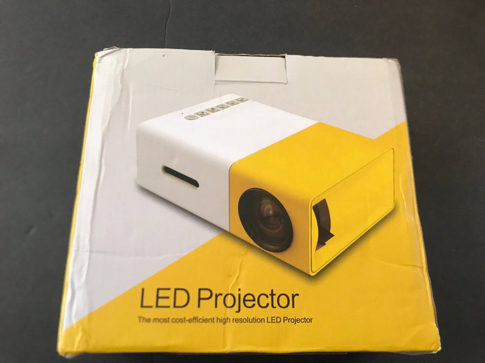 Portable Q1 Mini LED Projector A1 LED LCD Mini Video Projector | eBay