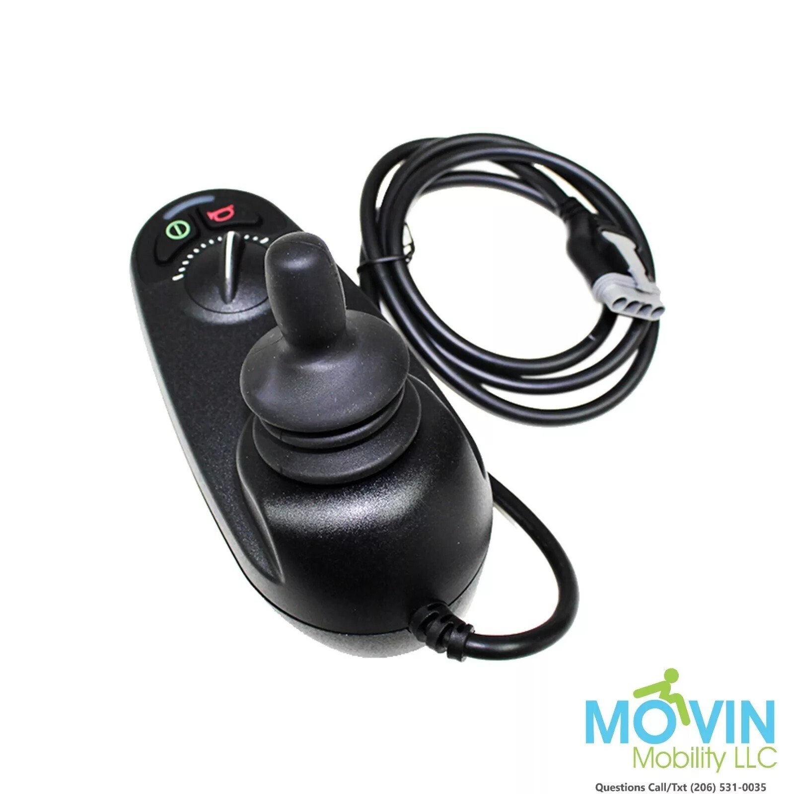 2 Key GC2/GC3 Joystick Remote, 4 Pin Connector Pride Jazzy CTLDC1574 ...