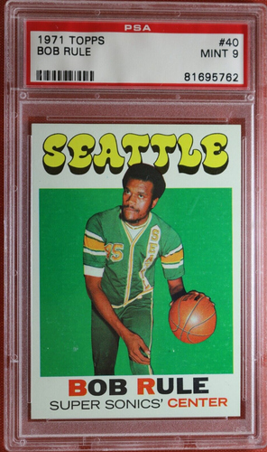 1971 Topps basketball card BOB LOVE #40 PSA 9 MINT (INCREDIBLY RARE ...