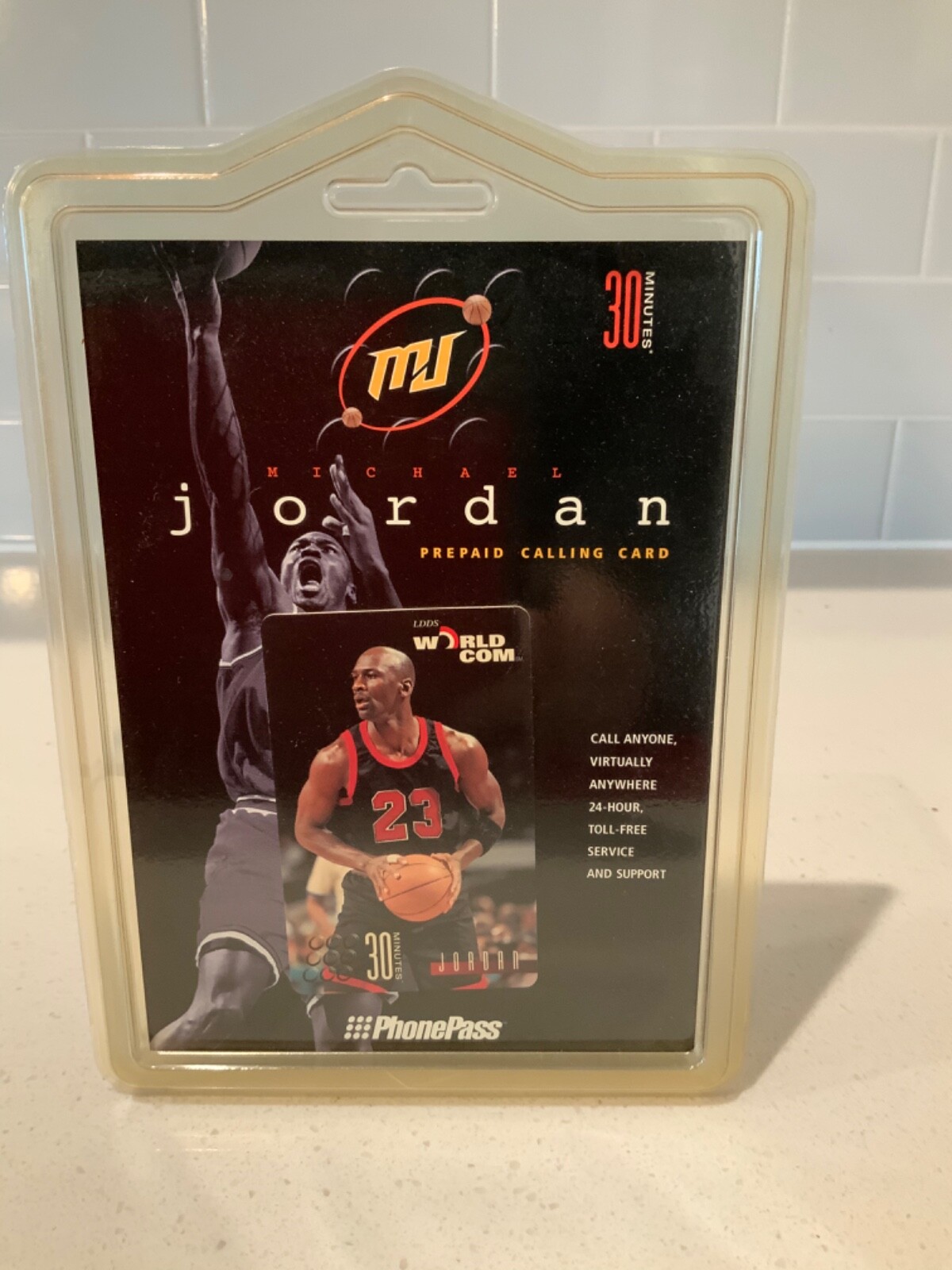 MiICHAEL JORDAN Sealed Prepaid Calling Card In Package!!! *RARE ...