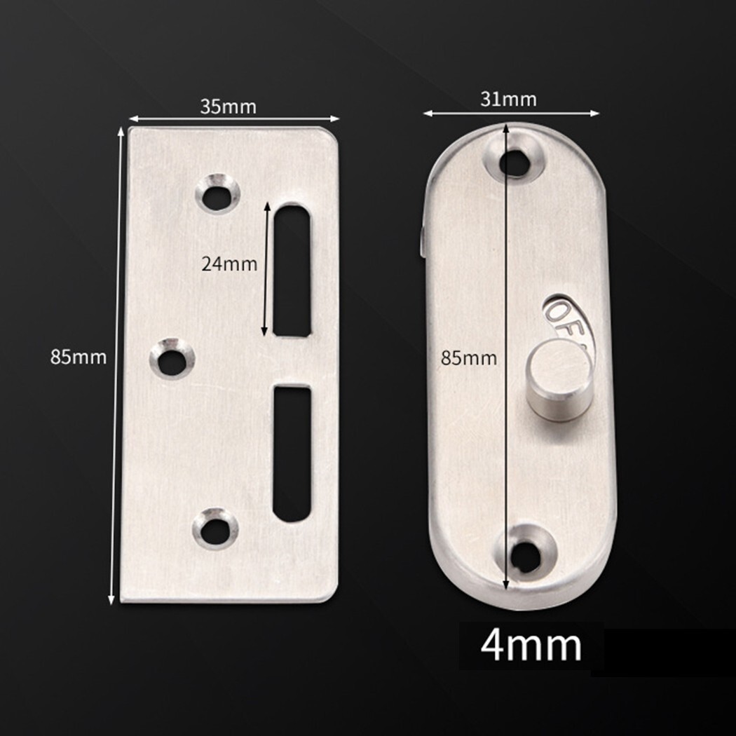 90 Degree Buckle Lock Angle Buckle Door Lock Moving Right Sliding Kit ...