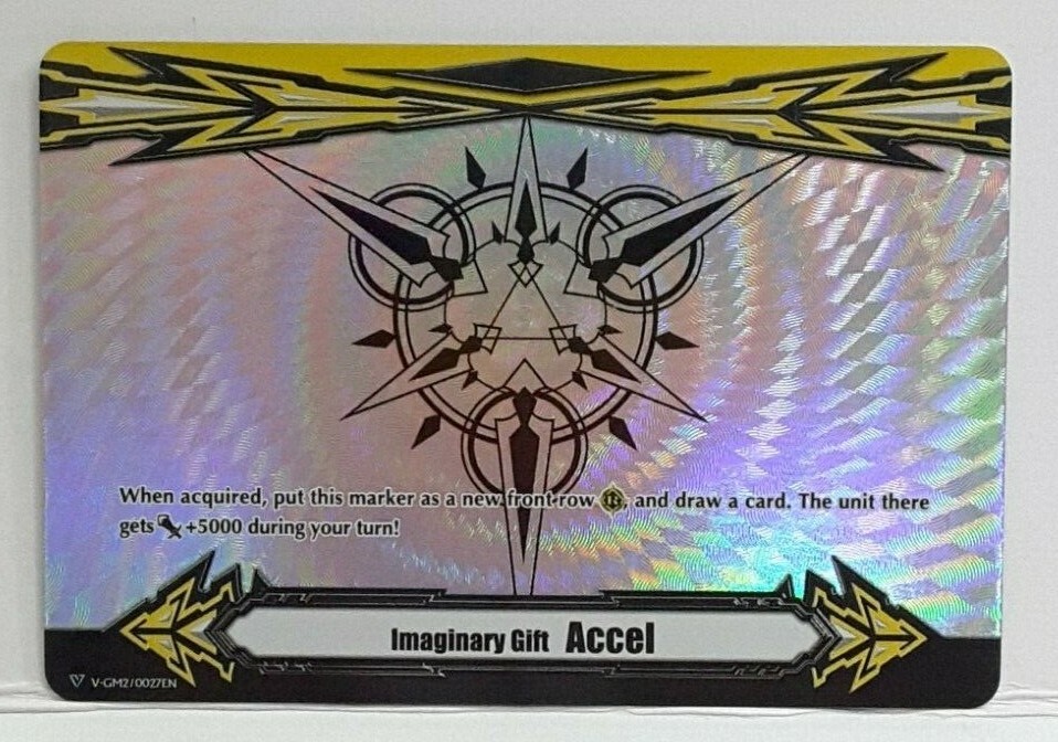 Cardfight Vanguard Imaginary Gift Accel II V-GM2/0027EN Rainbow Foil ...