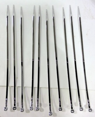 DRAG Specialties Nylon Cable Ties 7" 10 Pack - Chrome | eBay