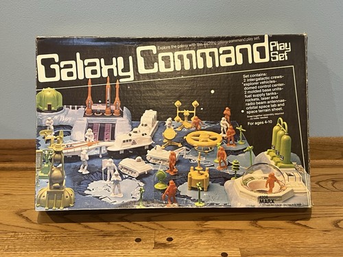 RARE Vintage Marx Galaxy Command Playset Toy w/ Original Box | eBay