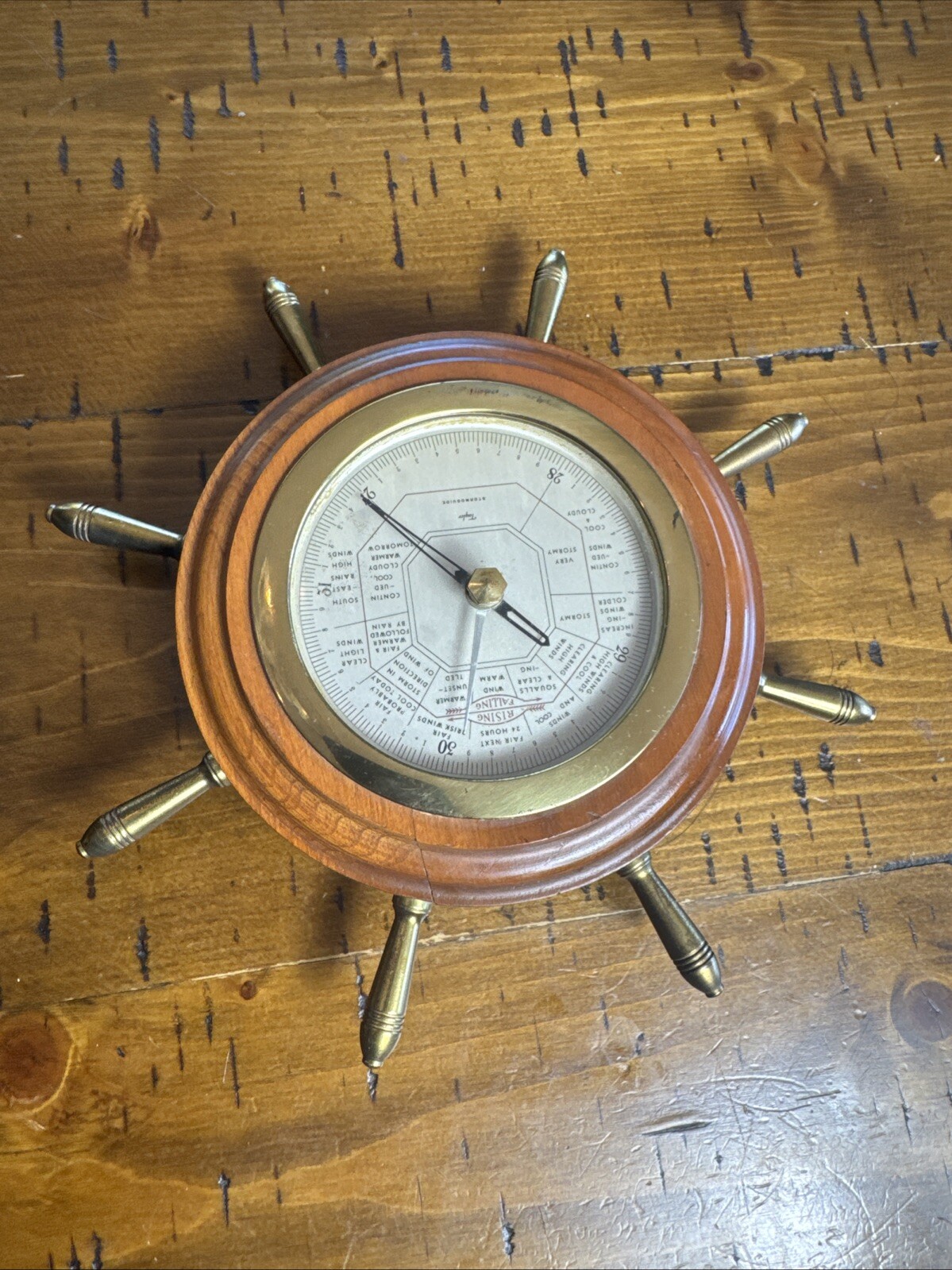 Vintage Stormoguide RARE Barometer Taylor InstrumentCo Antique Ship ...
