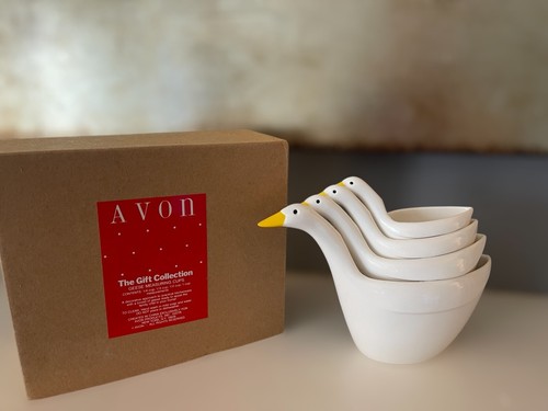 Vintage Avon Geese Nesting Measuring Cups Set of 4 New in Box- Ducks ...