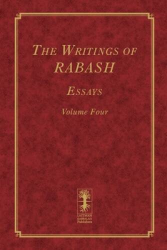 The Writings of RABASH - Essays - Volume Four - Paperback - GOOD ...