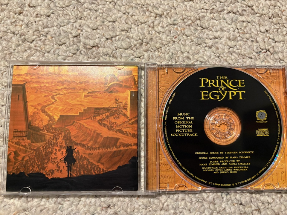 The Prince of Egypt (Original Soundtrack) by Various (CD, 1998 ...