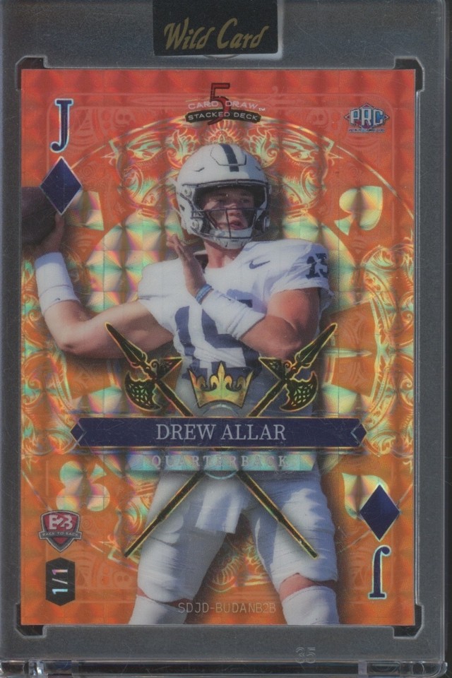 2024 Wild Card 5 Card Deck Geometric Bryce Underwood Drew Allar 1/1 RC Rookie | eBay