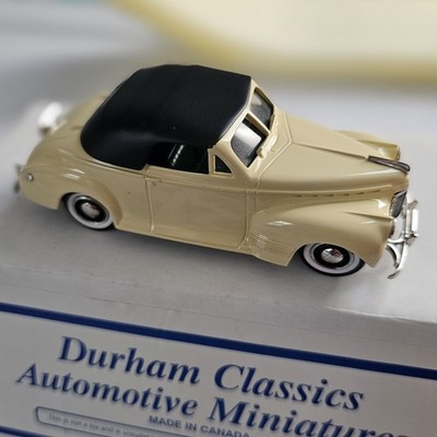 Durham Cassics 1941 Chevrolet Top Up Cream w/Black 1:43 scale model | eBay