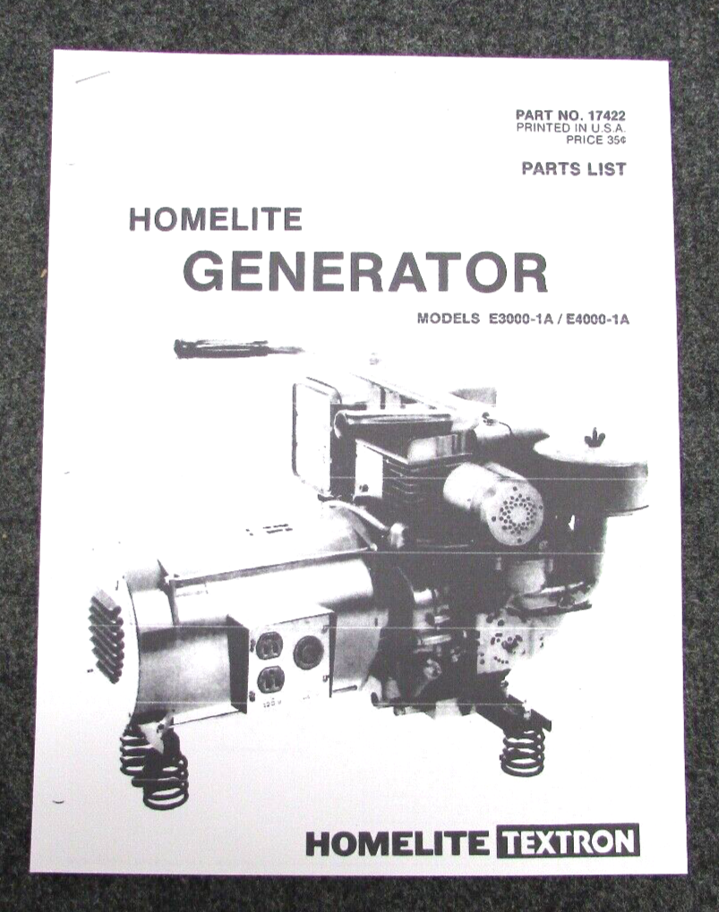 Homelite Generator Parts Lookup Page 18 Of Homelite Portable Generator