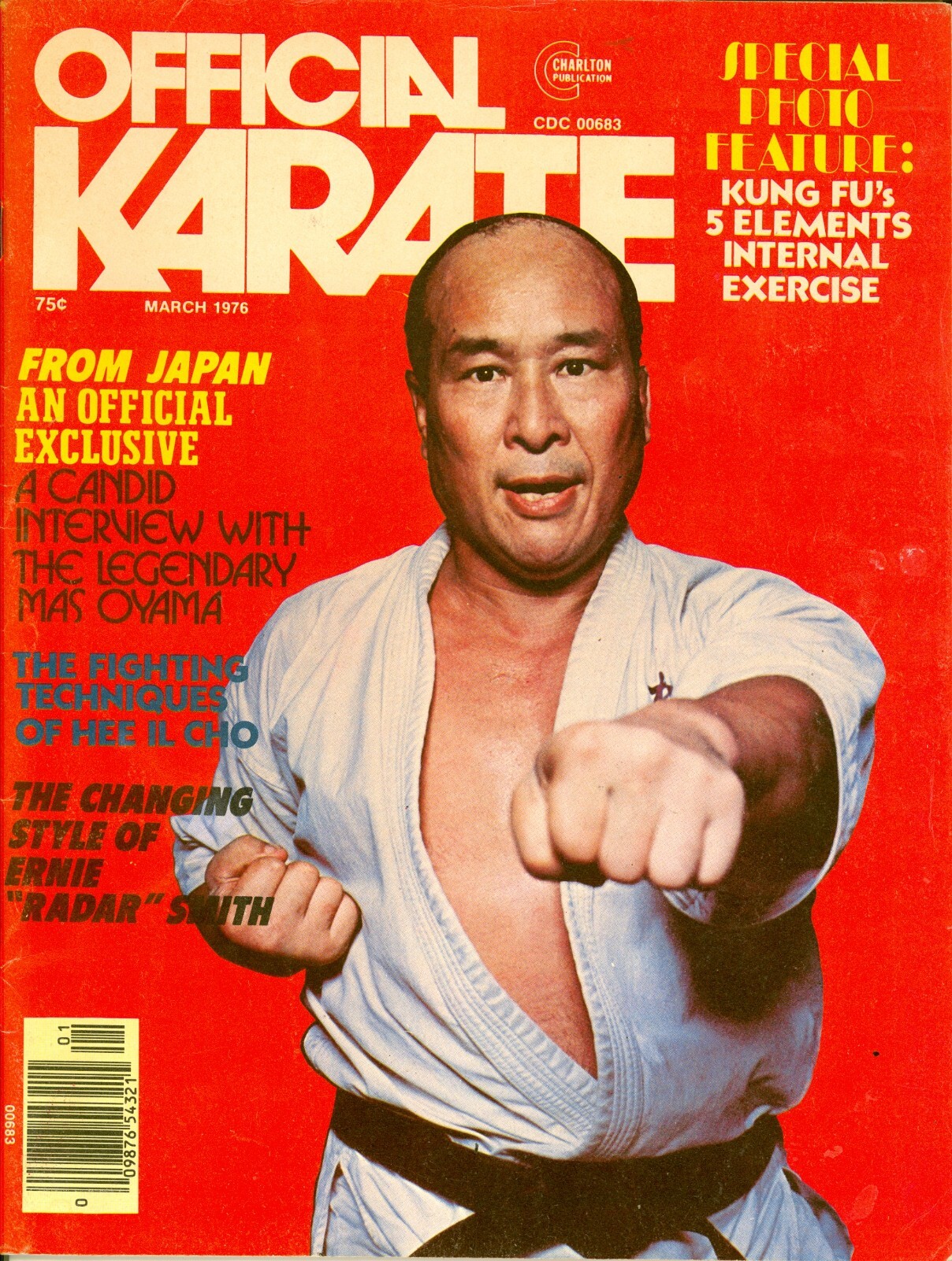 03/76 Official Karate Magazine Masutatsu Mas Oyama Cover | eBay