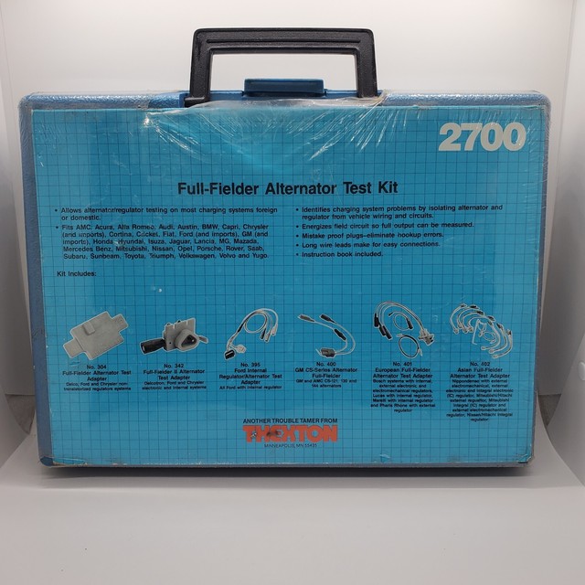 Thexton 2700 Alternator Full Fielder Test Kit for sale online | eBay