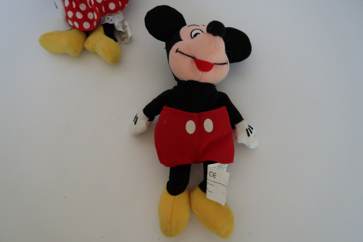 Disney Store Mickey Mouse & Minnie Mouse plush stuffed Disney Store Mickey Mouse & Minnie Mouse plush stuffed