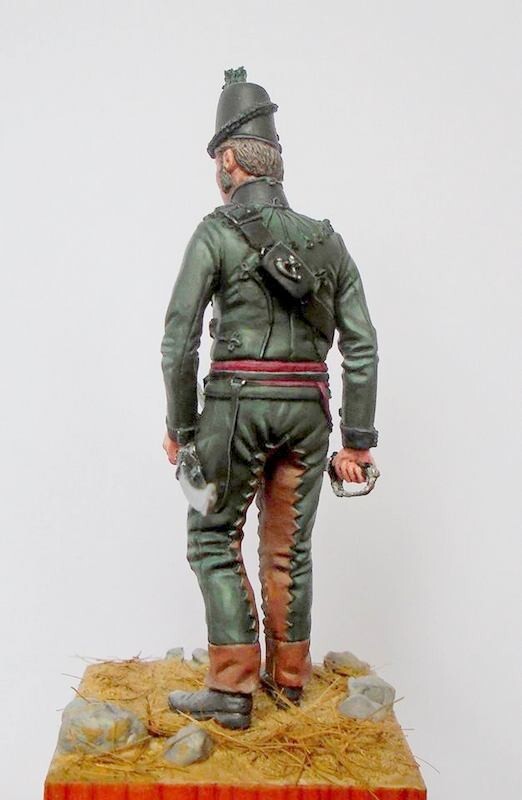 Elan13 Miniatures Napoleonic British 95th Rifles Officer 54mm (1:32 ...