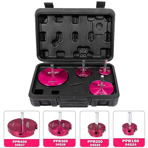 PPRK4 Plastic Pipe Fitting Reamer Kit For Standard 1/2" Drills 3/8" Hex ...