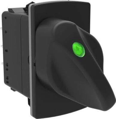 1 x Carling Technologies, 2 Position DPDT Rotary Switch, 15 A @ 24 V ...