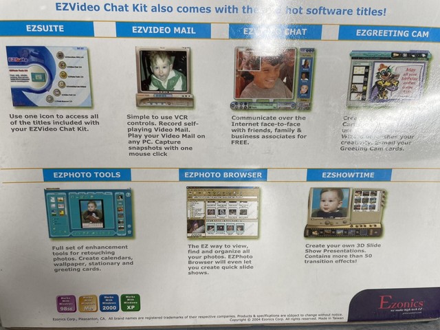 Ezonics EZVideo Chat Kit Web Cam for sale online | eBay