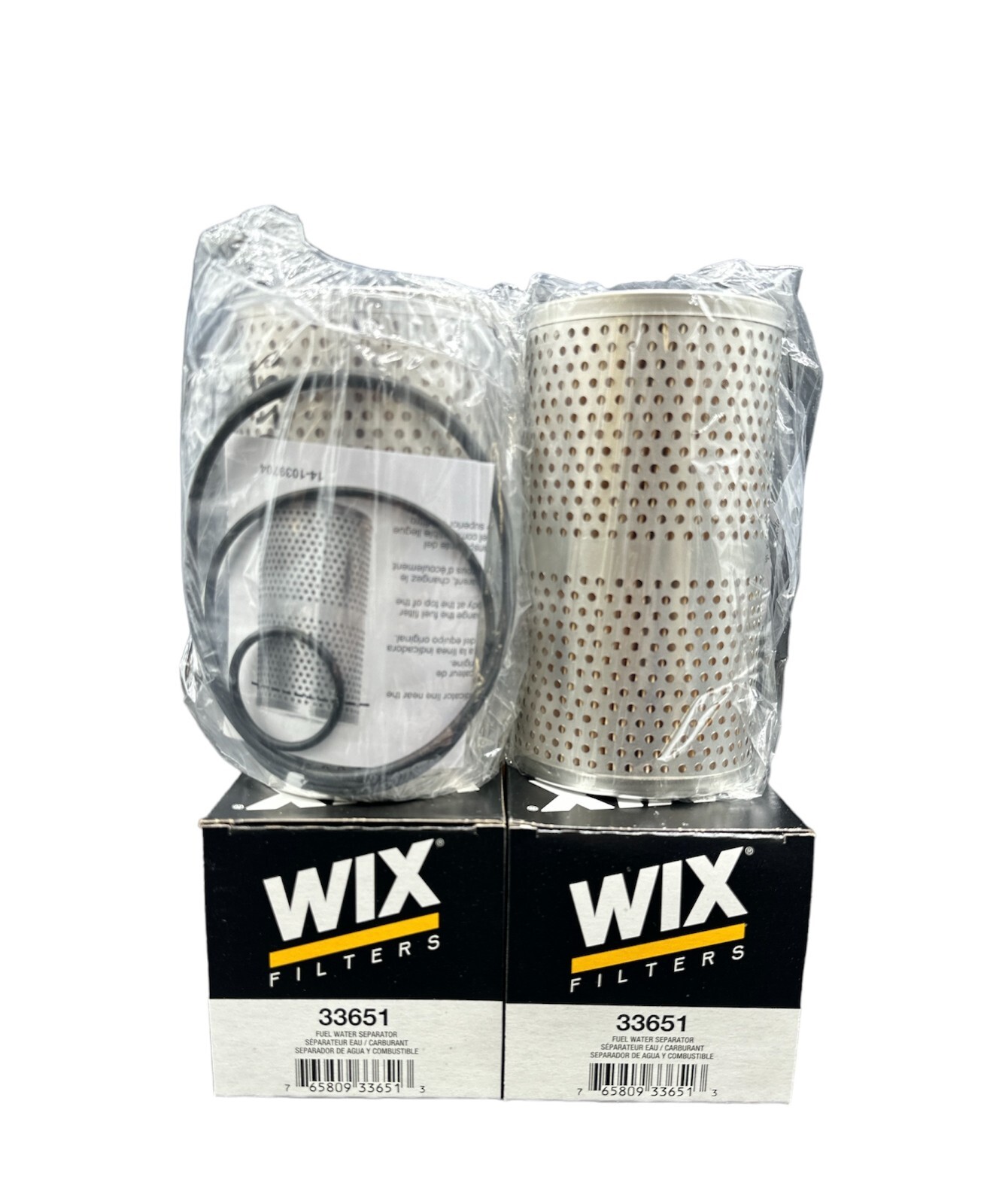 33651 Wix Fuel Water Sep. Filter Replace FF5369W PF7744 23521528 (Pack ...