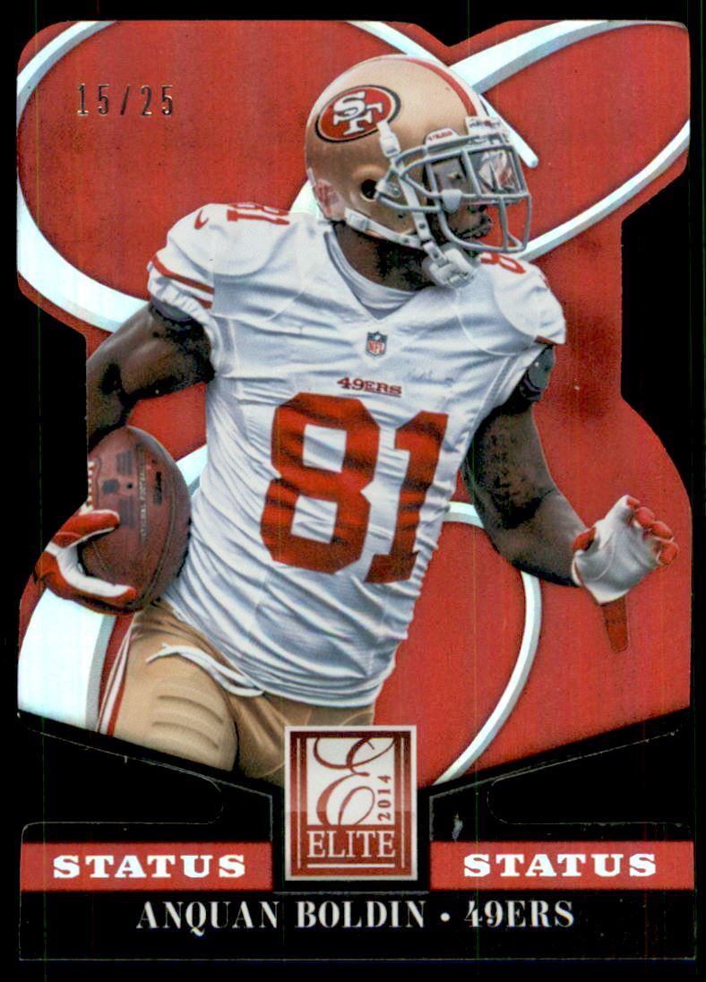 2014 Panini Elite - Status Red Die-Cut #81 Anquan Boldin /25 for sale ...