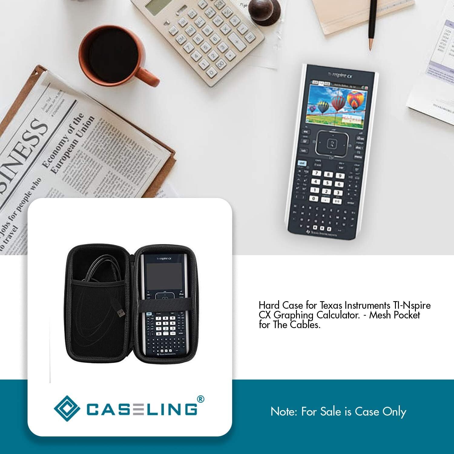 Case Fits Graphing Calculator Texas Instruments TI Nspire CX/CX II/CX ...
