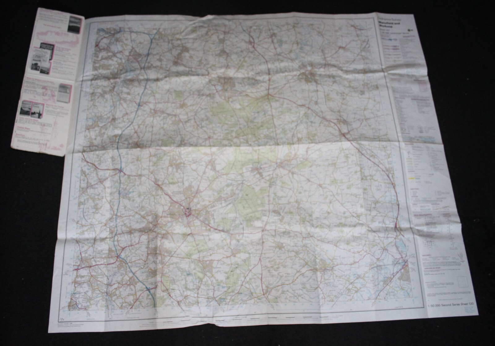 Ordnance Survey Landranger Map - Mansfield & Worksop, Sheet 120 - 1988 ...