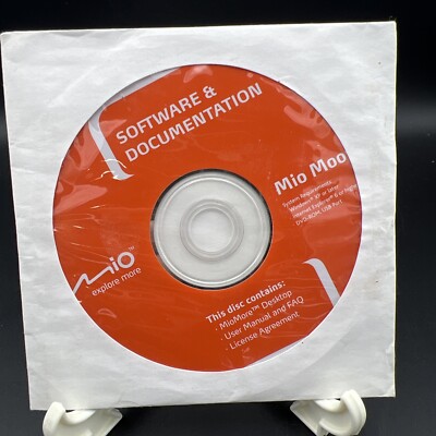 Mio Moov MioMore Desktop Disc, User Manual Software & Documentation | eBay