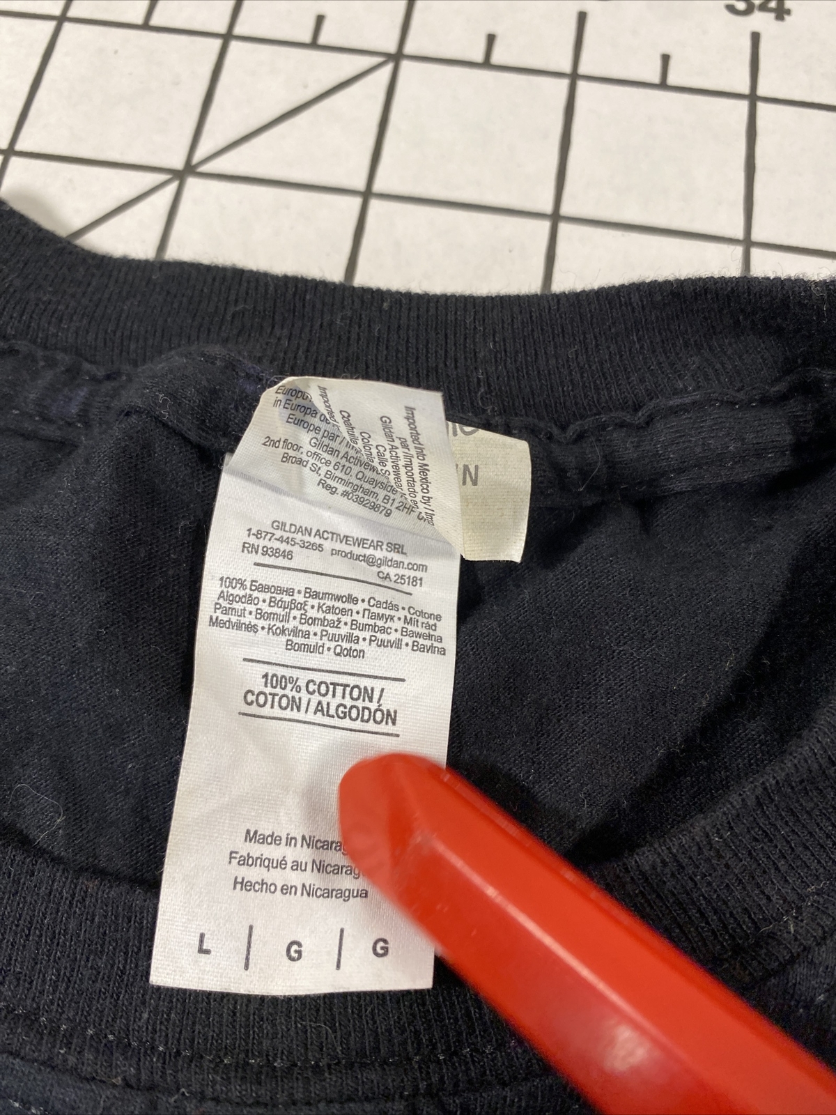 Gildan Tag Black Lil Peep T Shirt Size Large - Gem