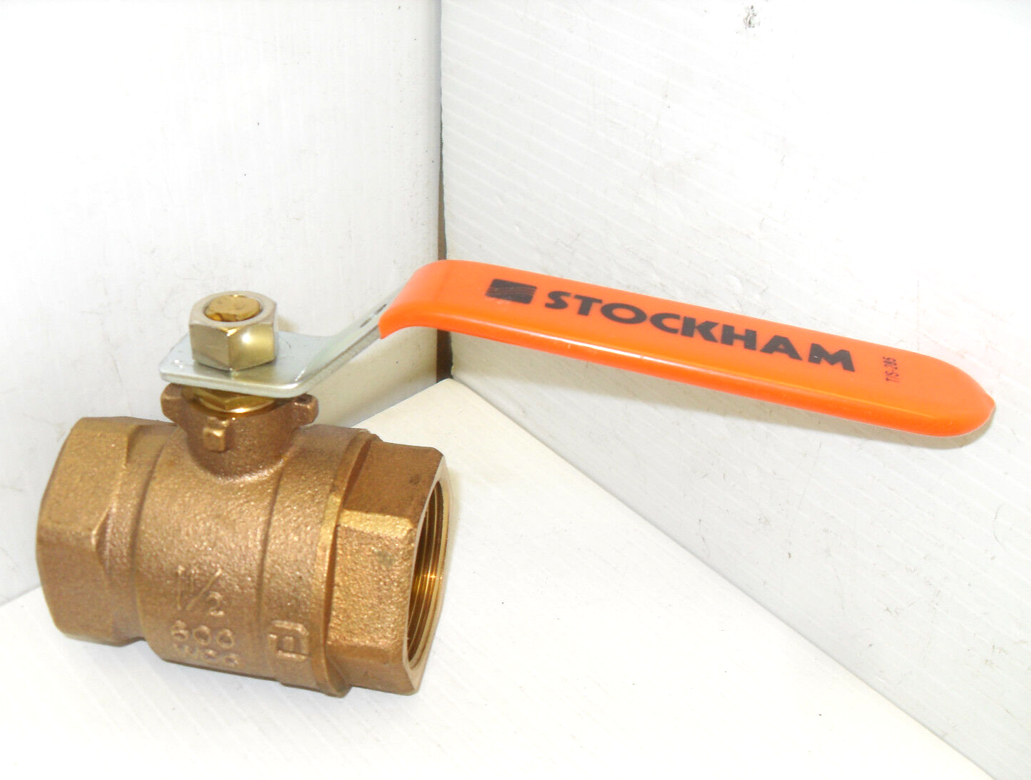 ⭐NEW⭐ONE STOCKHAM T-285-BR-R-70 1-1/2" FULL PORT BRONZE BALL VALVE ...