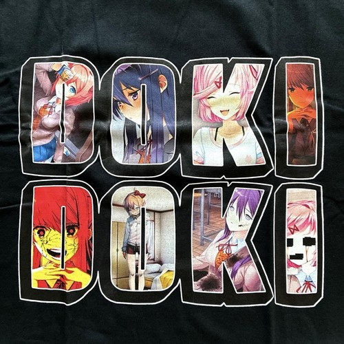 Doki Doki Literature Club T-shirt Game Anime T-shirt Rare Rare | eBay