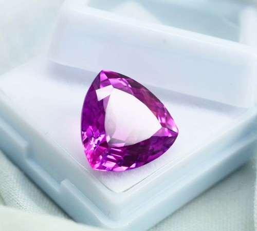 11Ct Natural Color Changing sapphire Trillion cut Sapphire Ring ...