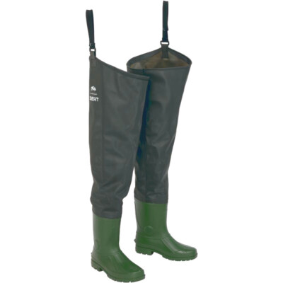 Sert PVC Thigh Hip Wader 100% Waterproof Muck Waders Fly Fishing All ...