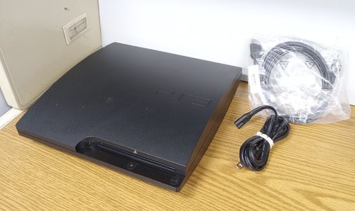 Sony Playstation 3 PS3 Slim 320GB Console + Cables - Tested, *CONDITION ...