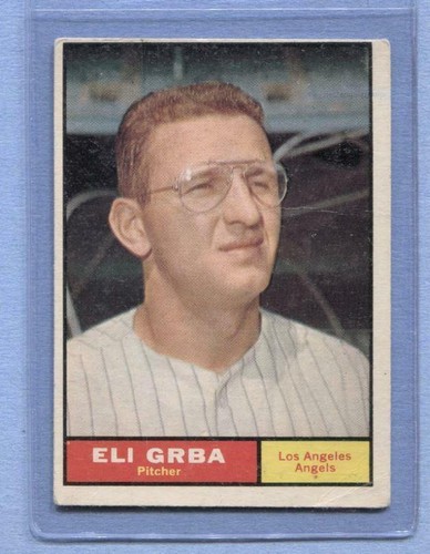 1961 Topps #121 Eli Grba (Angels) Vg | eBay