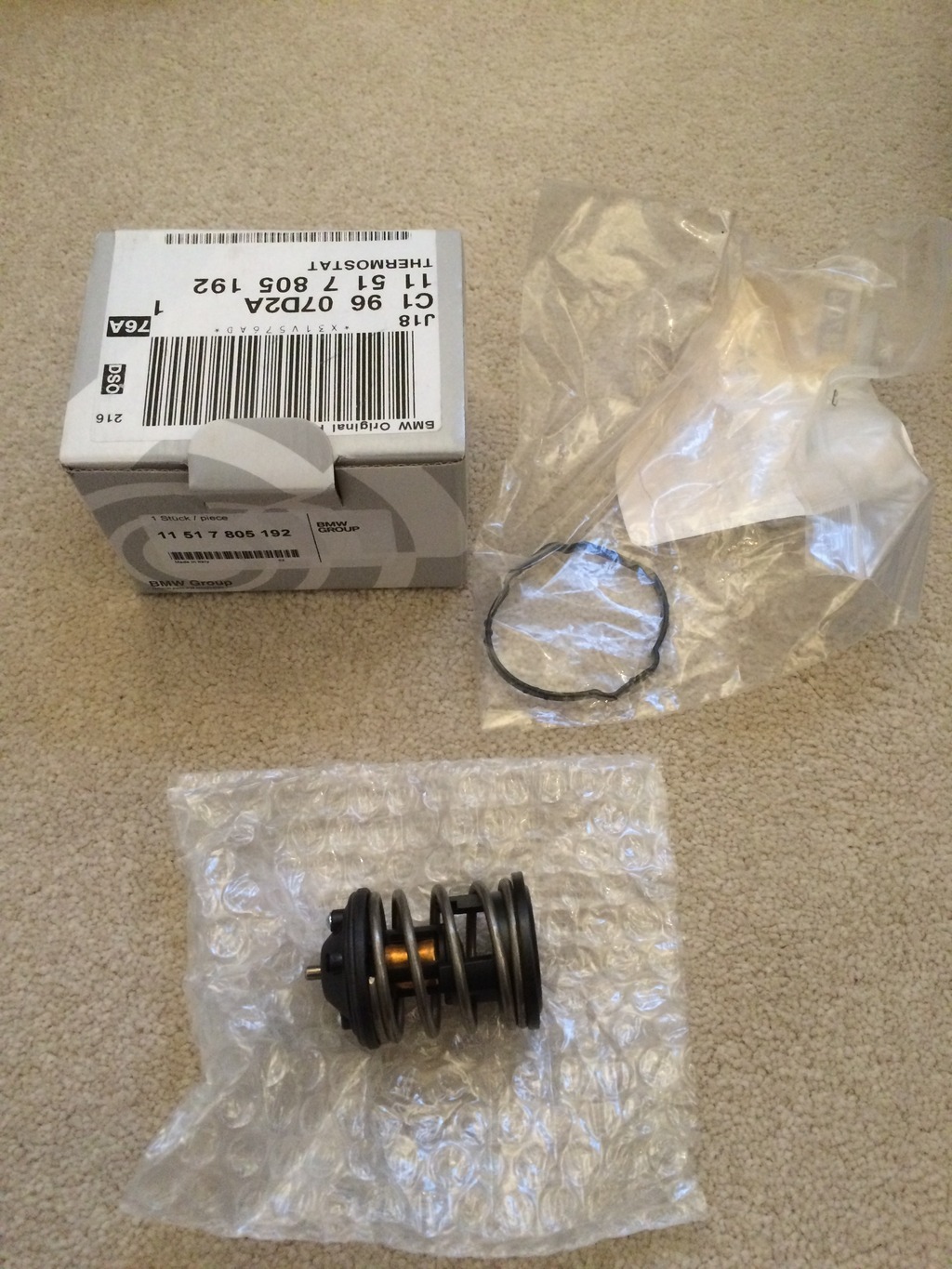Thermostat Genuine BMW Diesel E88 E90 E60 F10 X1 E84 X3 E83 X5 E70 ...