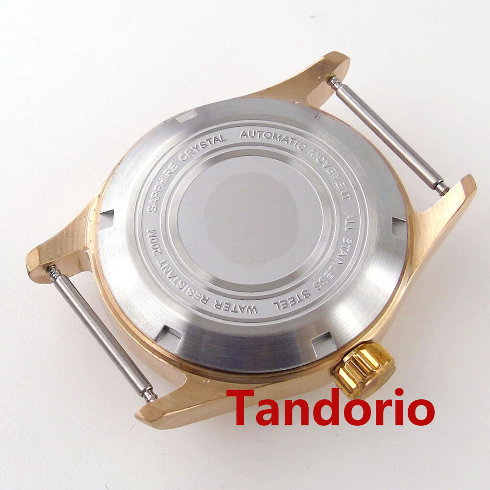 36mm Tandorio 200M NH34 NH36 NH35A Watch Case Sapphire Glass Solid ...