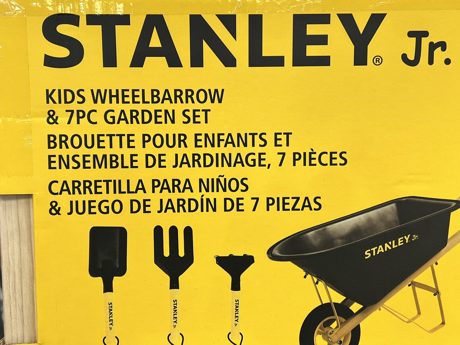 Stanley Jr- 20L Wheelbarrow Included 7 Pcs Tools Set 878834003678 | eBay