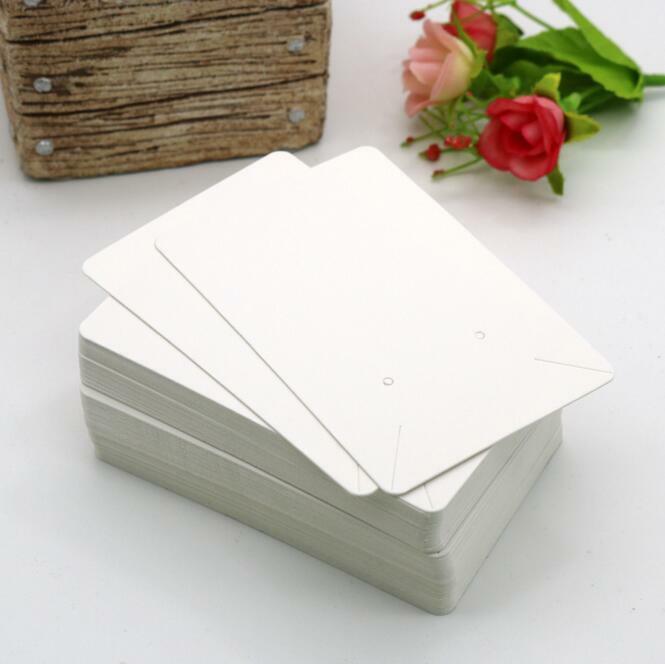 50PCS Jewelry Display Paper Cards Necklace Jewelry Bracelet Hanging ...