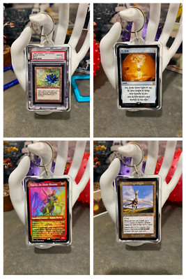 Magic The Gathering Limited Edition - Mini Slab Keychains - ALPHA BETA ...